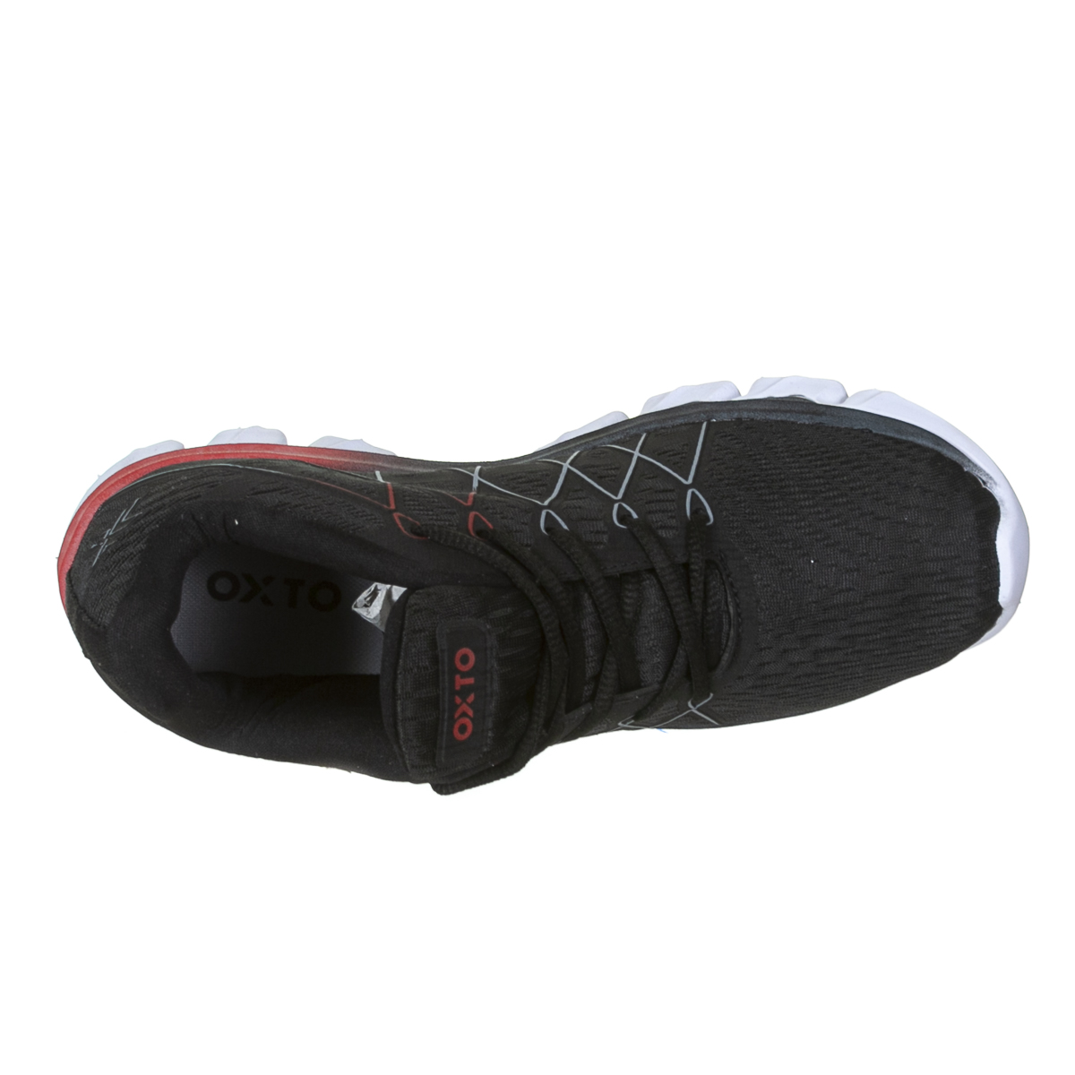 Tênis Oxto Reason 2 Masculino Esportivo - Preto/Vermelho | World Tennis ...