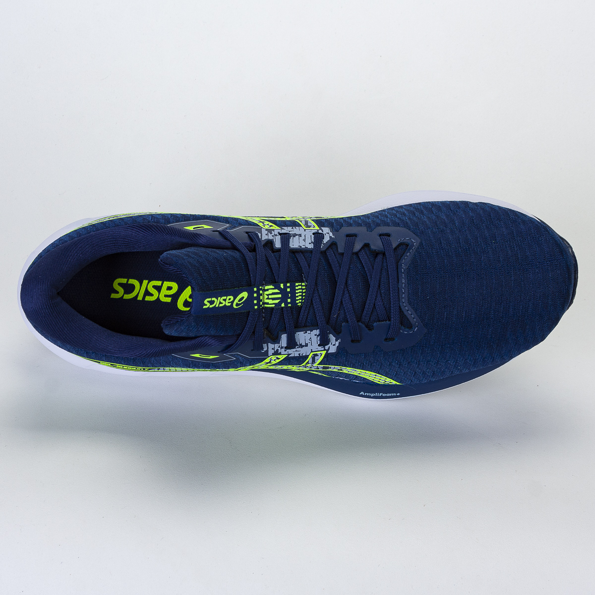 Tênis Asics Gel Shogun 7 Masculino Corrida - Caminhada - Marinho/Verde ...